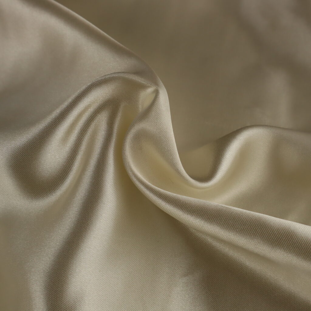 Luster Satin Ivory – Reynard Fabrics
